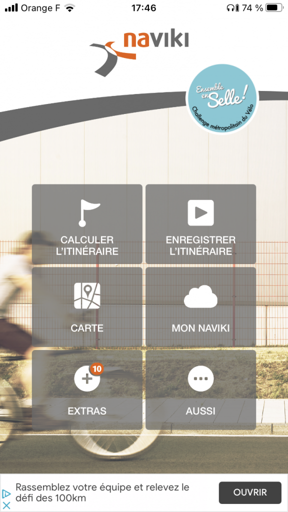 "Ensemble en Selle" .... sortez tous vos vélos !!! ..... quelques explications sur l'application ...